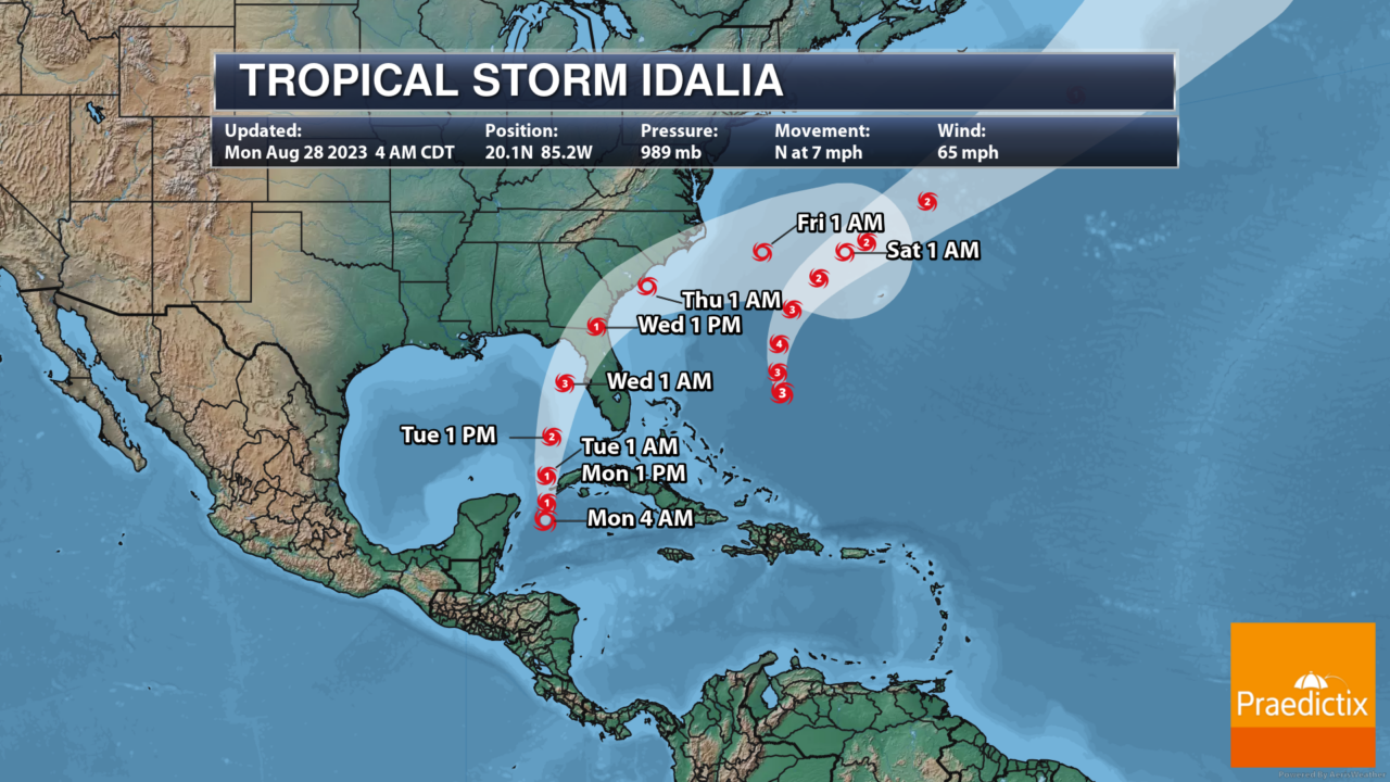 Idalia To Strengthen Into Major Hurricane Before Wednesday Landfall In Big Bend Of Florida ...