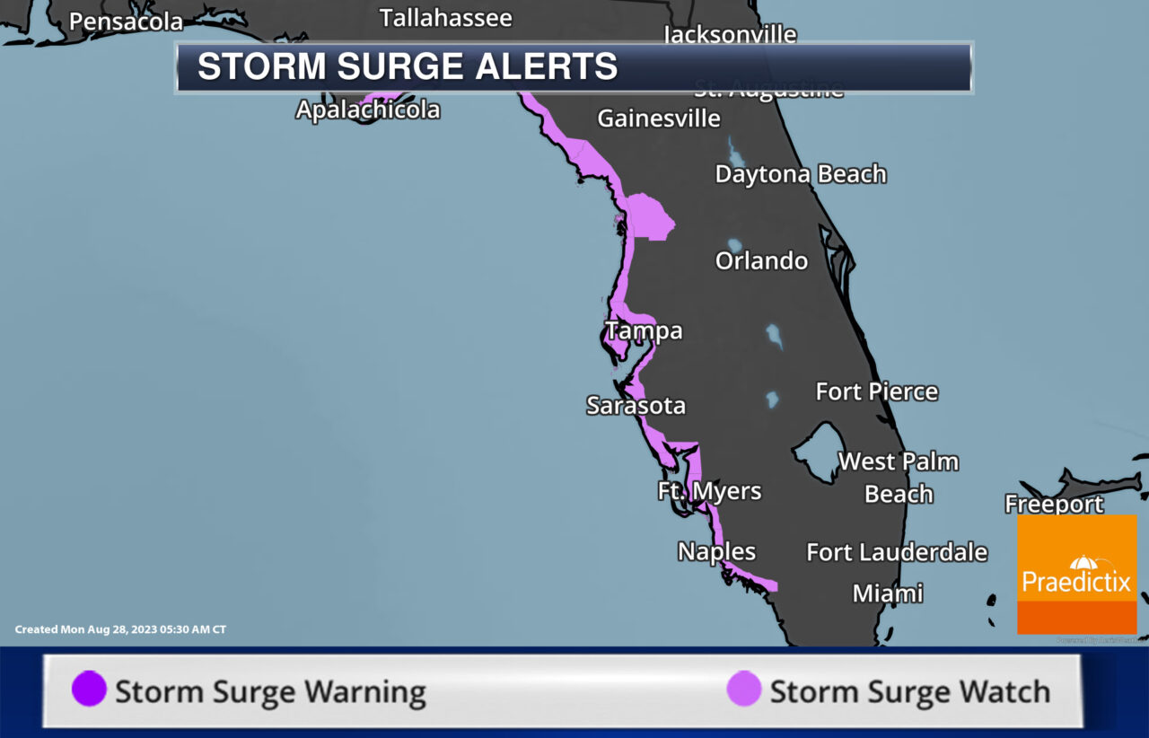 Idalia To Strengthen Into Major Hurricane Before Wednesday Landfall In ...